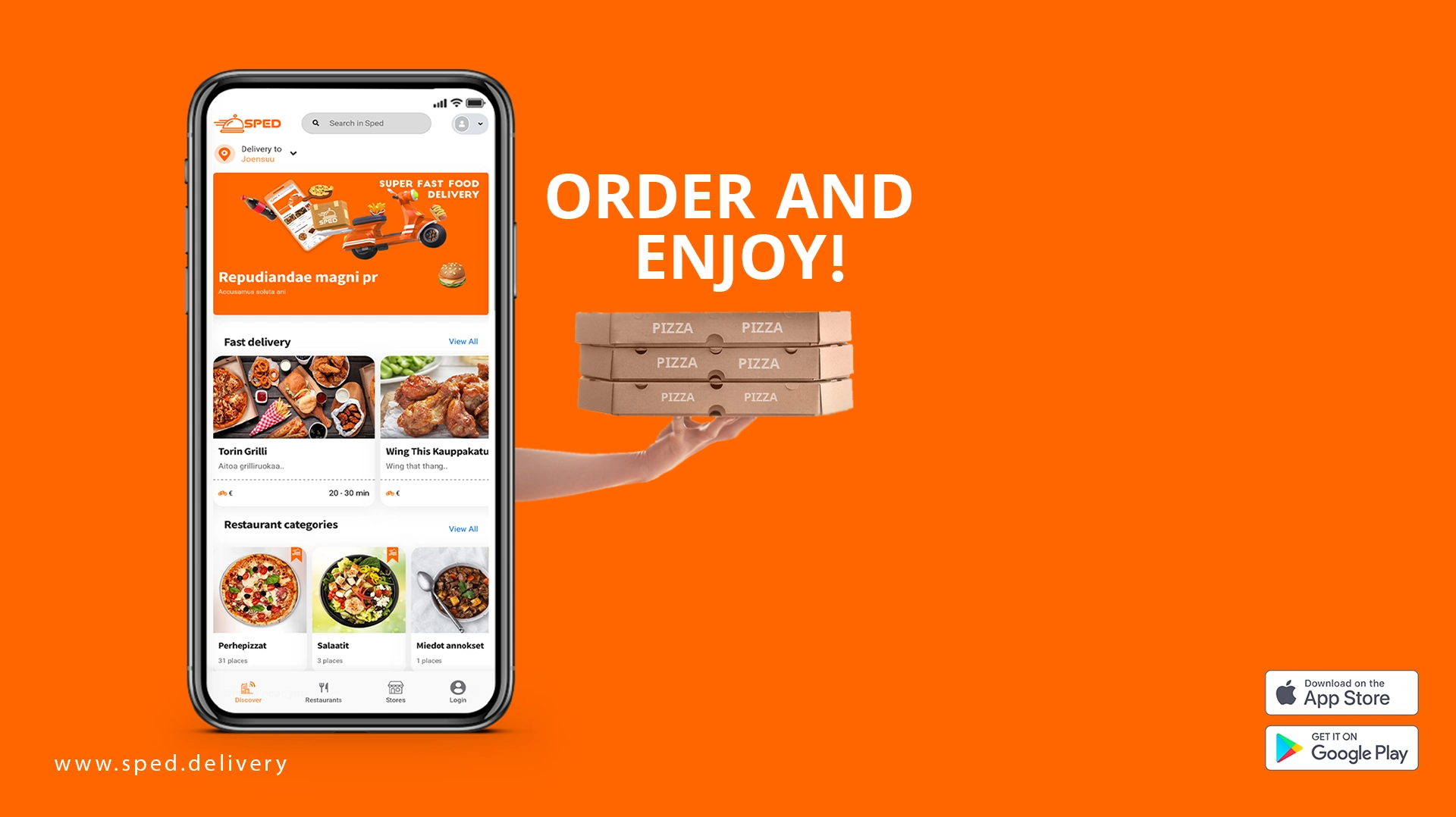 Discover Where SPED Delivery App is Available for Customers - Sped