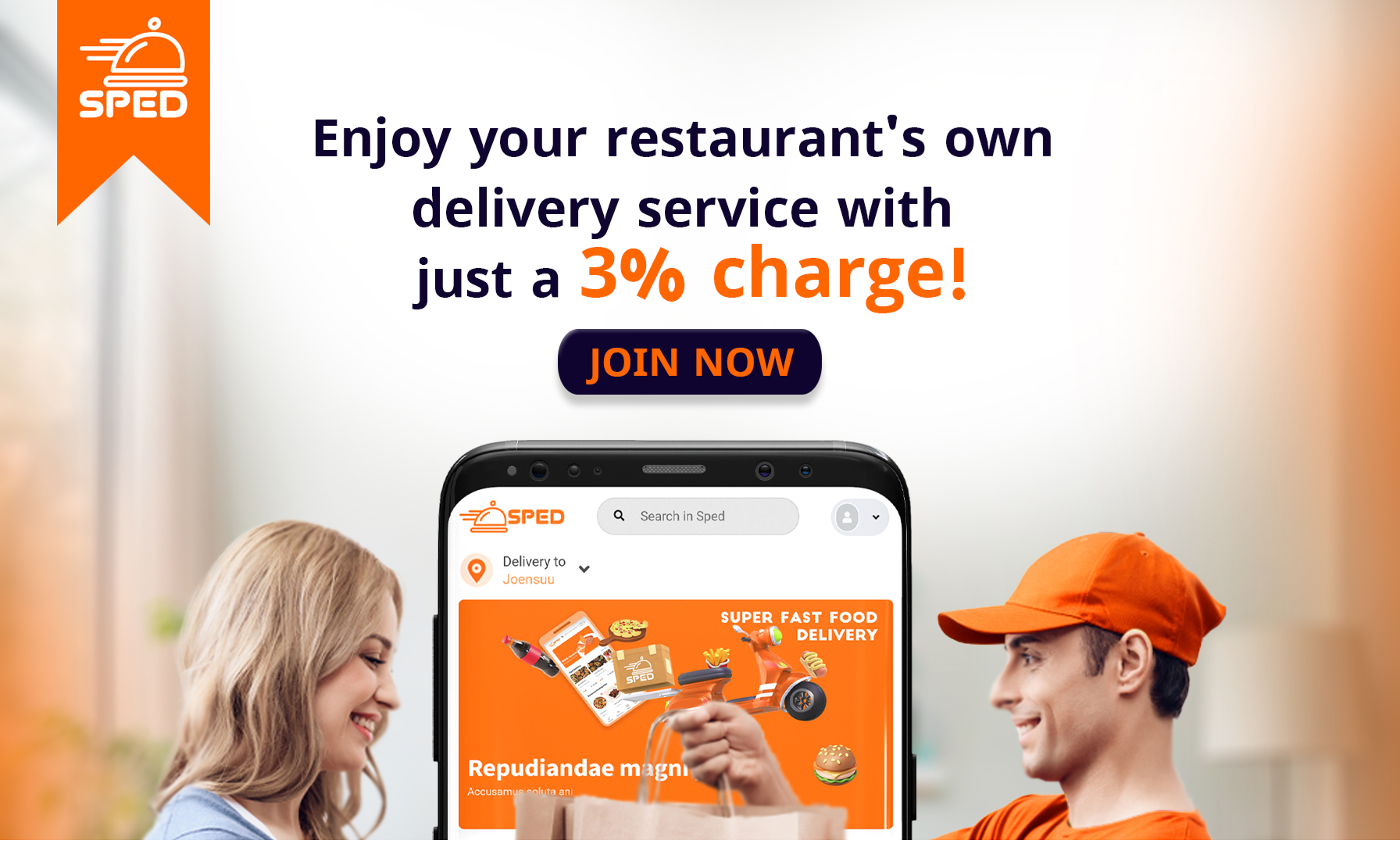 SPED Delivery App Merchant Partner Best Opportunity For Sell Product - SPED